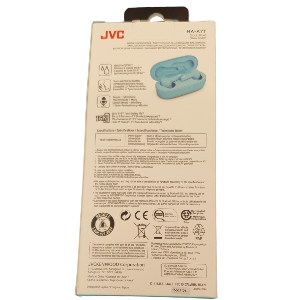 New JVC Gummy True Wireless Headphones - Own4Less